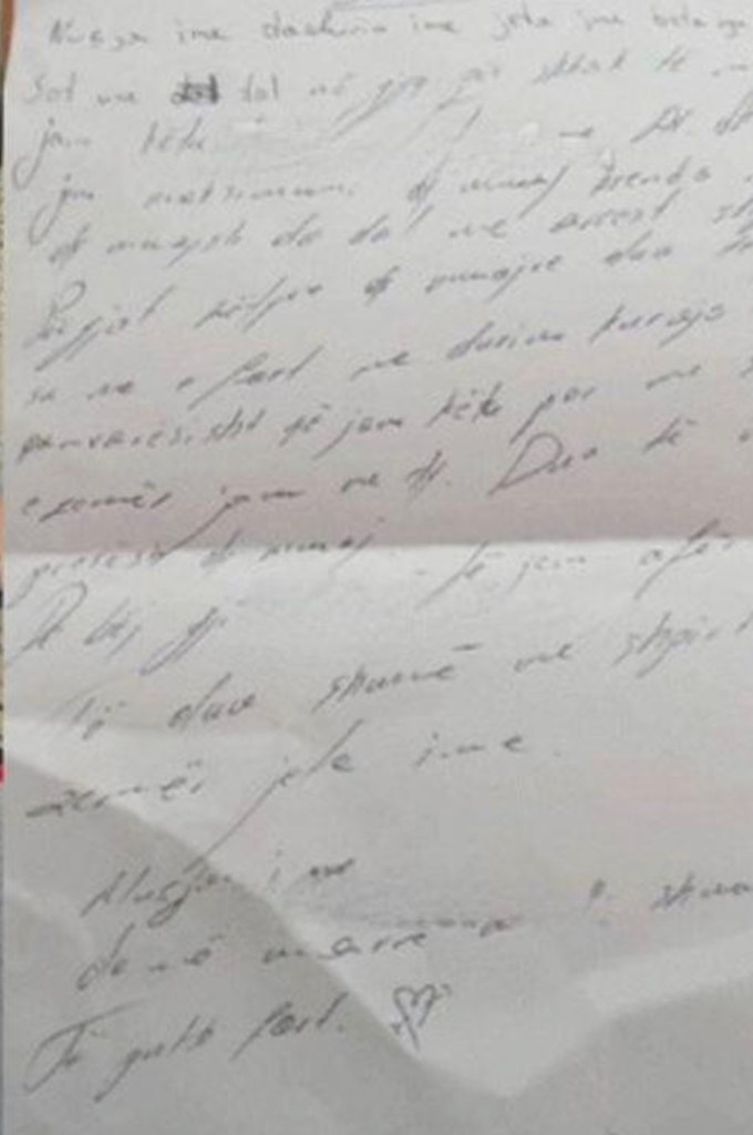 Havier Dobi letër të dashurës nga burgu: “Nuçja ime, maksimumi 2 muaj ...